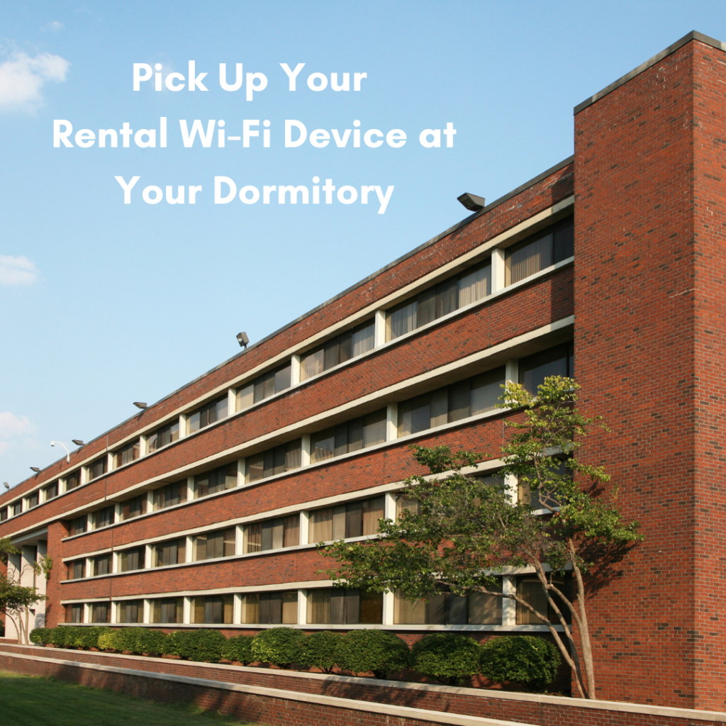 How to Pick Up Your Rental Wi-Fi Device at Your School or Dormitory | Blog
